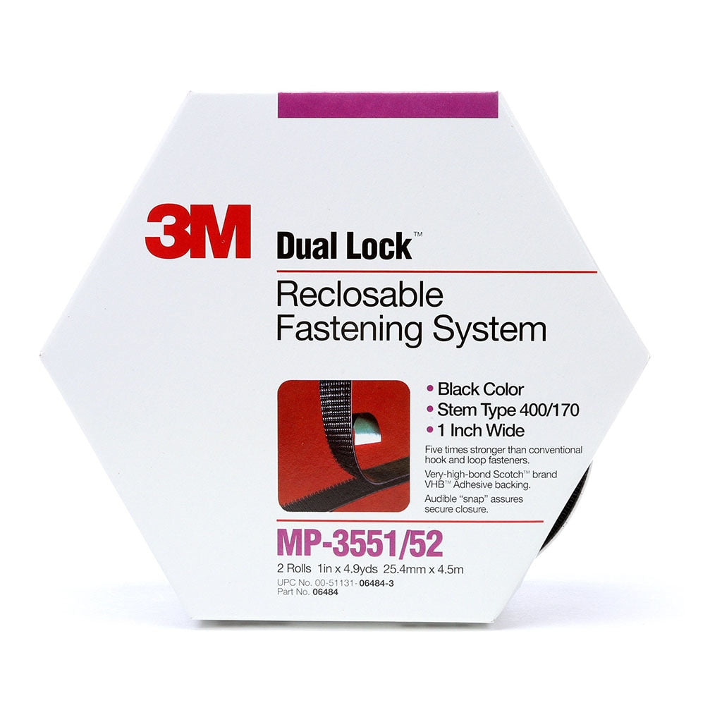 3M Dual Lock Recloseable Fastener MP3551/MP3552 25mm x 4.5m Pk/1 – Inkplus